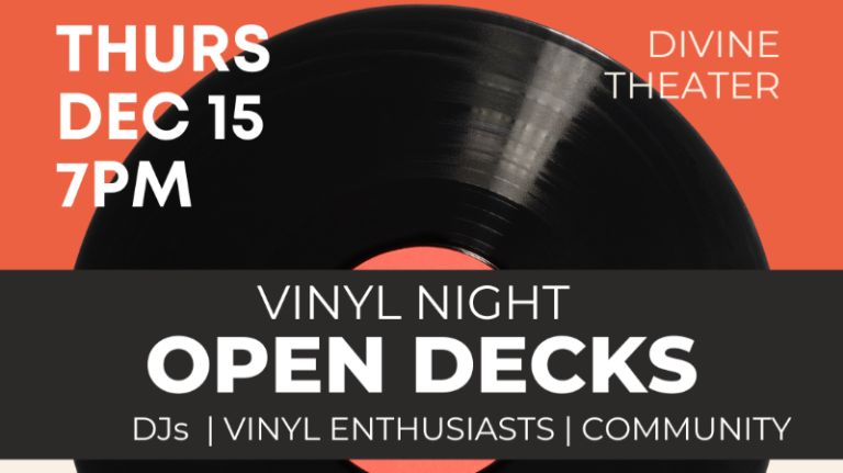 Explore Holyoke | Vinyl Night: Open Decks