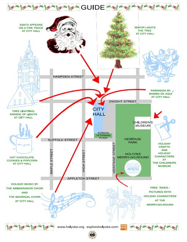 Explore Holyoke | City Hall Tree Lighting and Parade of Lights